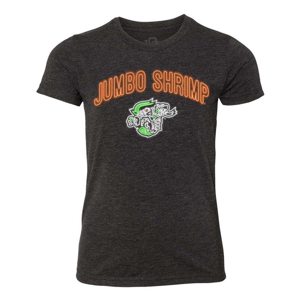 Jacksonville Jumbo Shrimp 108 Stitches Prawn Of The Dead Youth Neon Te ...